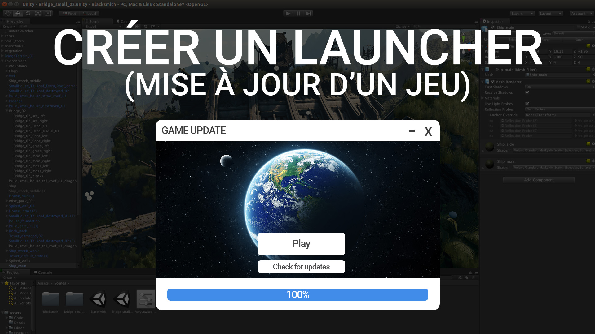 TUTO UNITY FR : TUTO : Créer un launcher (et faire des mises à jour ...